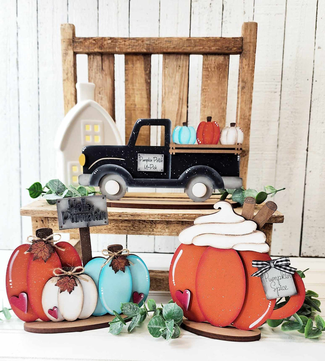 Fall Shelf Sitters (3 Designs) - Unpainted – Elderberry Place