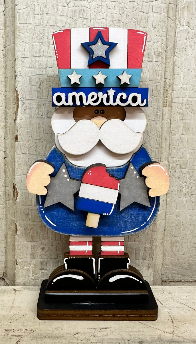 Mini Uncle Sam - Unpainted – Elderberry Place