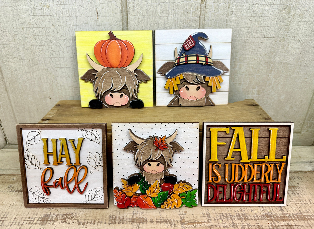 Fall Highland Ladder or Frame Inserts - Unpainted – Elderberry Place