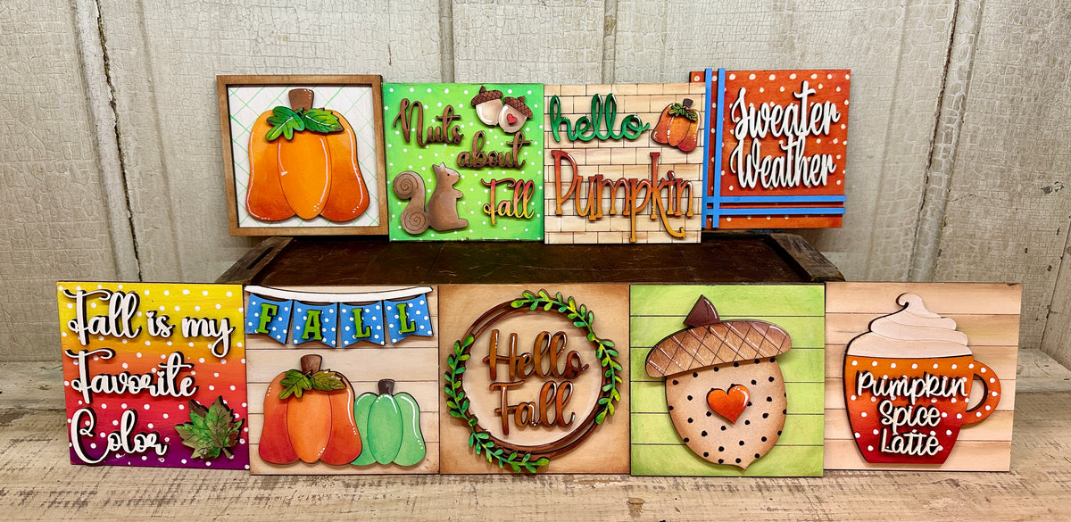 Fall Inserts for Ladder or Frames - Unpainted – Elderberry Place