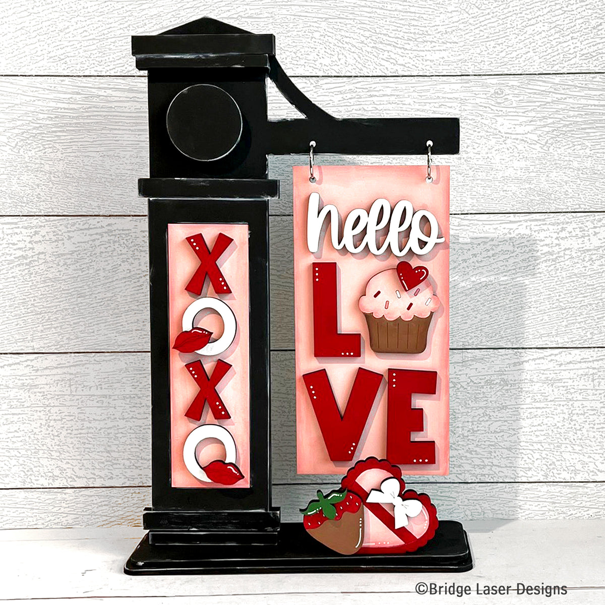 Hello Love Sign Post Insert - Valentine – Elderberry Place
